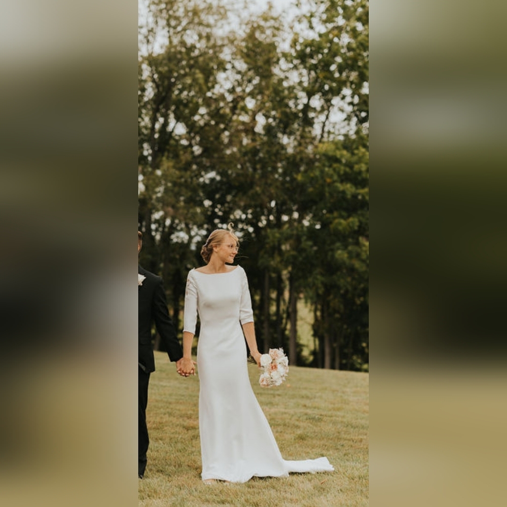 Moonlight Modest Wedding Dress - Gem